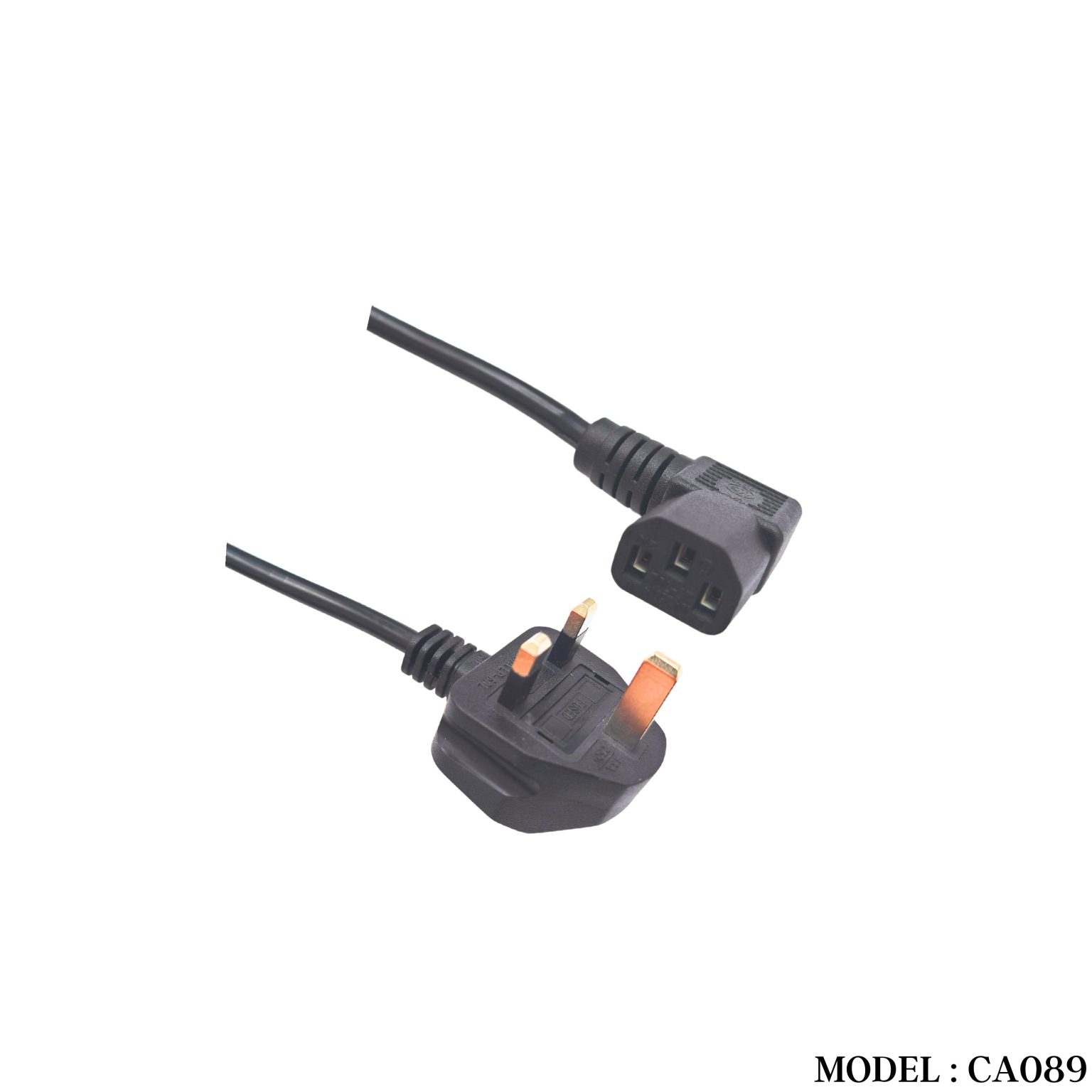 CA089 L-SHAPE POWER CORD 1.8M - Kameha.com.my