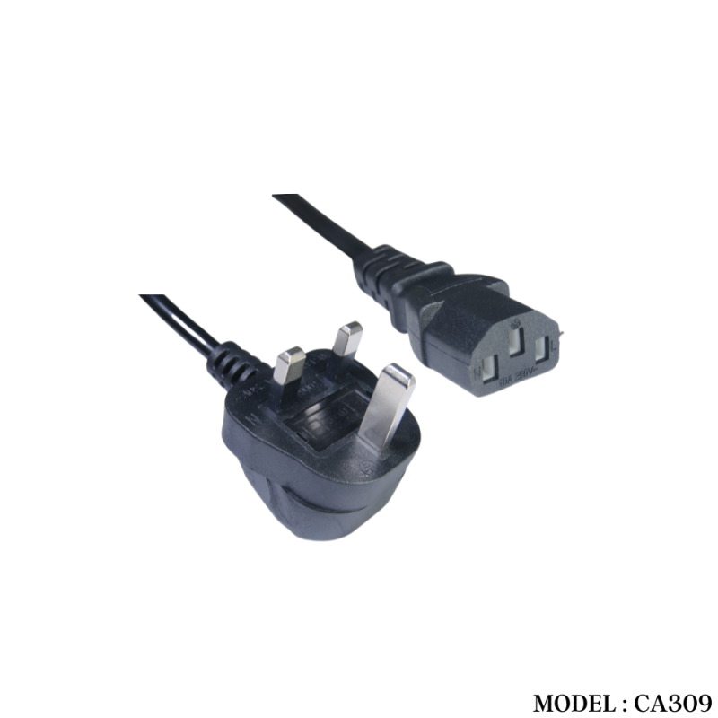 CA309 BIG UK 1MM POWER CORD 1.8M - Kameha.com.my