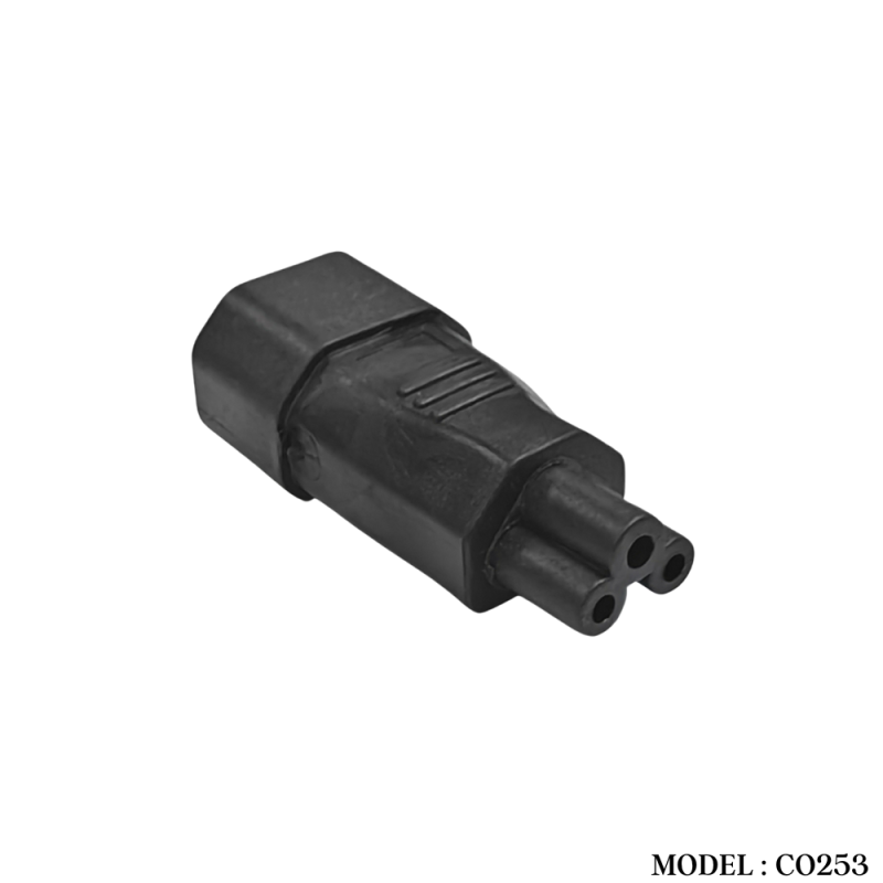 CO253 C14 MALE TO C5 FEMALE CONVERTER - Kameha.com.my