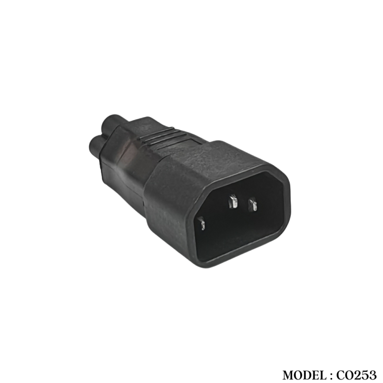 CO253 C14 MALE TO C5 FEMALE CONVERTER - Kameha.com.my