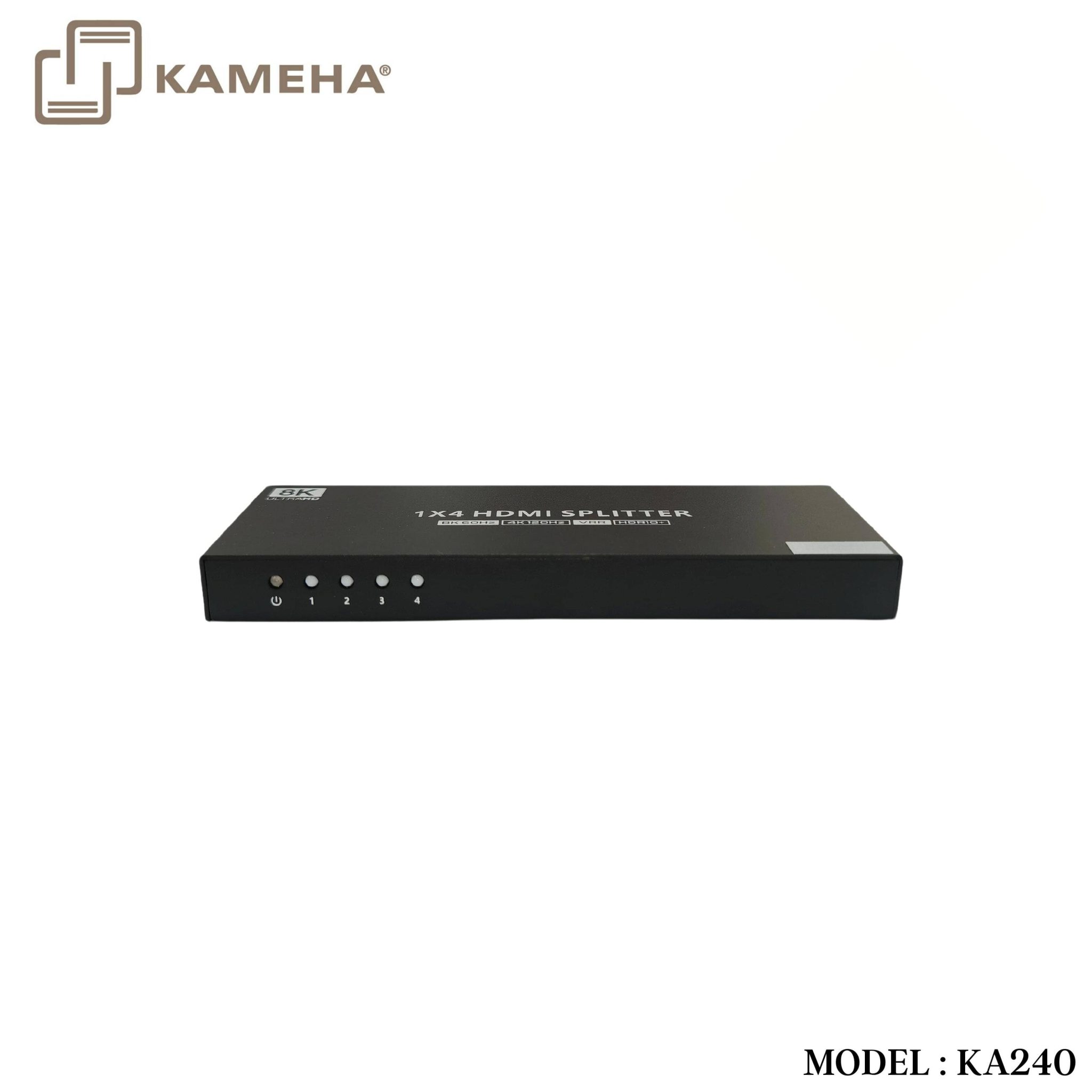 KA240 4 PORT HDMI SPLITTER V2.1 - KAMEHA - kameha.com.my