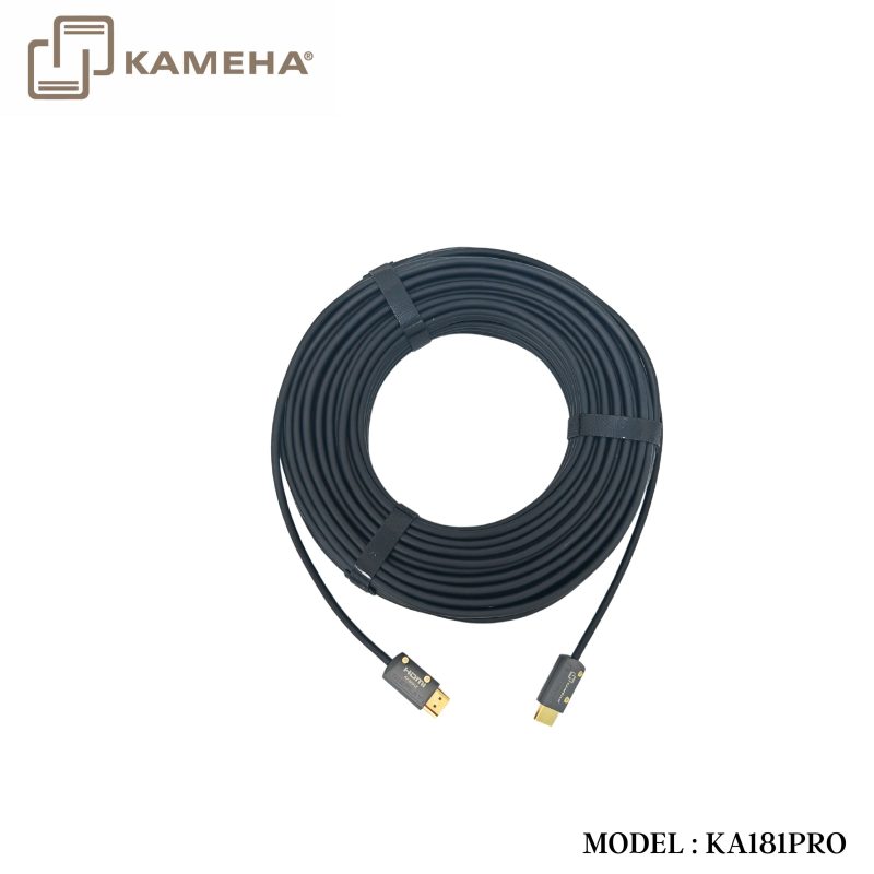 KA181PRO HDMI FIBER CABLE V2.0 OM3 30METER - IMPROVED - Kameha.com.my